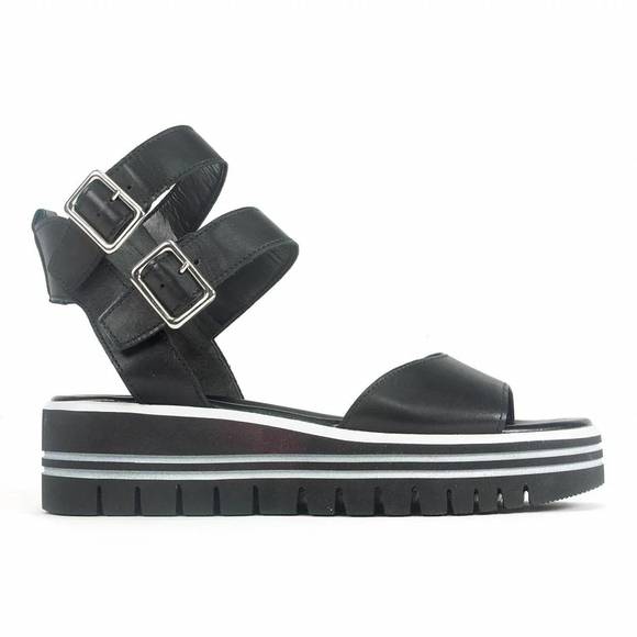 Gabor | Shoes | New Gabor Double Ankle Strap Platform Sandal In Black ...